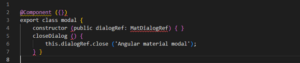 Angular Material Modal | Guide to Angular Material Modal