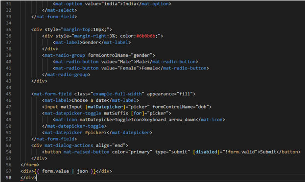 Angular Material Form Example How To Create Angular Material Form 