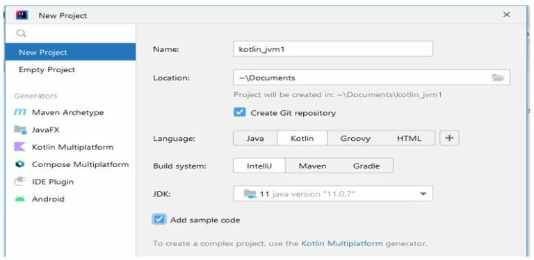 Kotlin JVM | How to Create a Project in Kotlin JVM with Application?