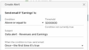 Tableau Alerts | How to Create Dashboard Tableau Alerts?