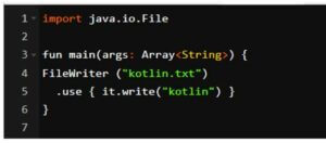 Kotlin try-with-resources | Kotlin try-with-resources Management