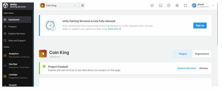 Unity Dashboard | Complete Guide to the Unity Dashboard