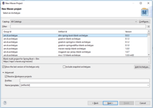 Maven Project | Reporting Documentation from Central Information