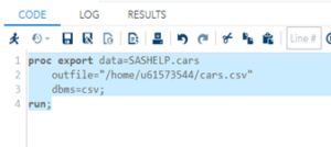 SAS Export to CSV | How to Replace Export SAS to CSV files?