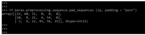 Keras Padding | Truncating or Padding the Input Data Points
