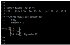 Keras pad_sequences | How to use Keras pad_sequences with Function?