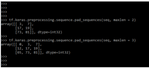 Keras pad_sequences | How to use Keras pad_sequences with Function?