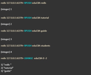 Redis LRANGE - Application for Retrieving Desired Data from a Database
