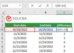 Date Ranges in Excel - Definition, Key Highlights, Explanation, Examples