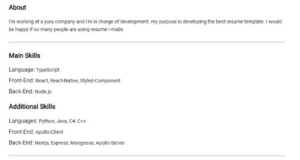 ReactJS Projects for Resume | Component Based Architecture for Resume