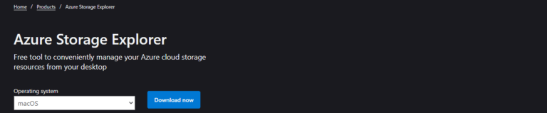 Azure Storage Explorer Download | Installation on Windows and macOS