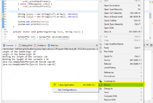 Java NIO Scatter/Gather | Application Building Class | Example