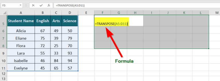 How to Quickly Transpose in Excel? Methods with Examples & Templates