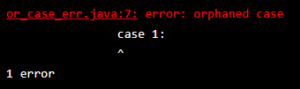 Orphaned Case Java | How to Fix an Orphaned Case Error?