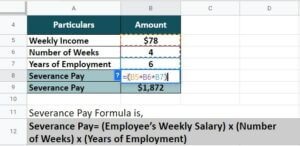 Severance Pay | Meaning, Formula, Calculation, and Examples