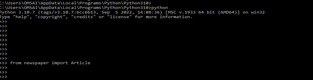Python Newspaper Library Used For News Articles Web Scraping
