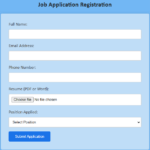 Build Registration Form in HTML | Code & Output Tutorial (2023)