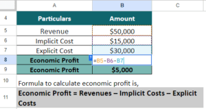 Economic Profit | Meaning, Formula, Calculation & Examples