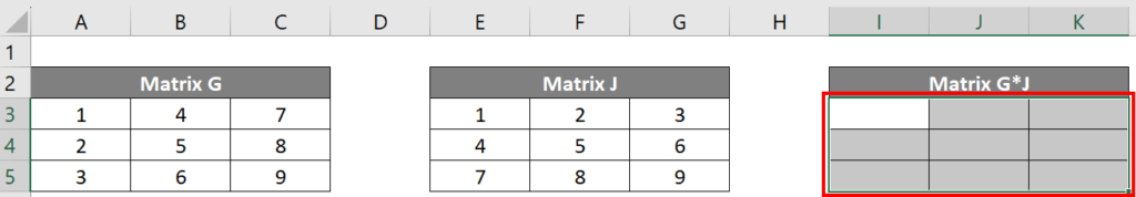 Matrix in Excel | Methods to Create Data Matrix in Excel