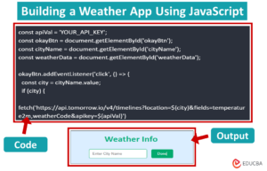 Building a Simple JavaScript Weather App | A Step-by-Step Guide