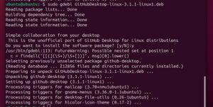 GitHub Desktop for Ubuntu: features and installation process