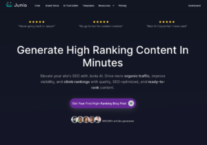 Junia AI: Features and Comparison With Other AI Writing Softwares