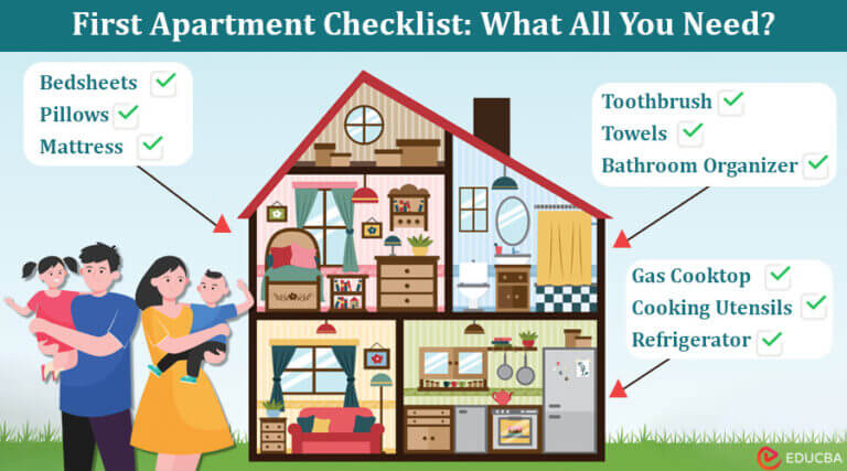 First Apartment Checklist: 75+ Must-Haves For Your New Home