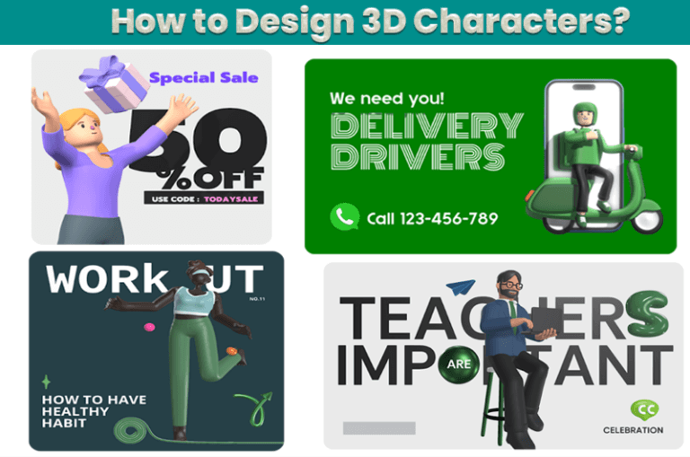 A Guide on How to Design 3D Characters (3 Ways) | EDUCBA
