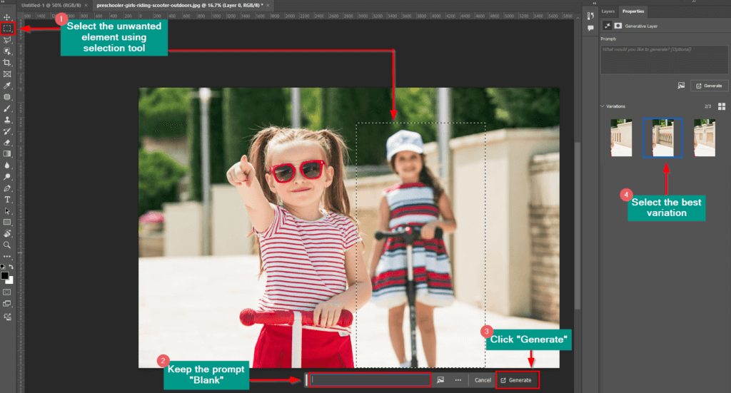 How to Use Photoshop Generative Fill? (Generate Background, Add Objects)