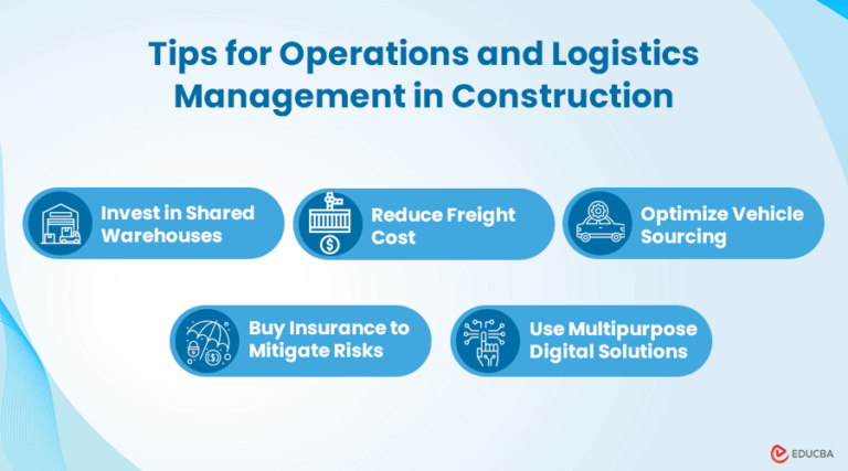 Operations and Logistics Management in Construction - 8 Tips