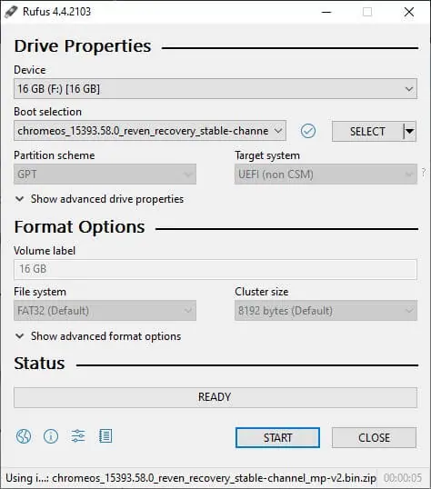Installation Setup For Chromeos Flex Usb Installer