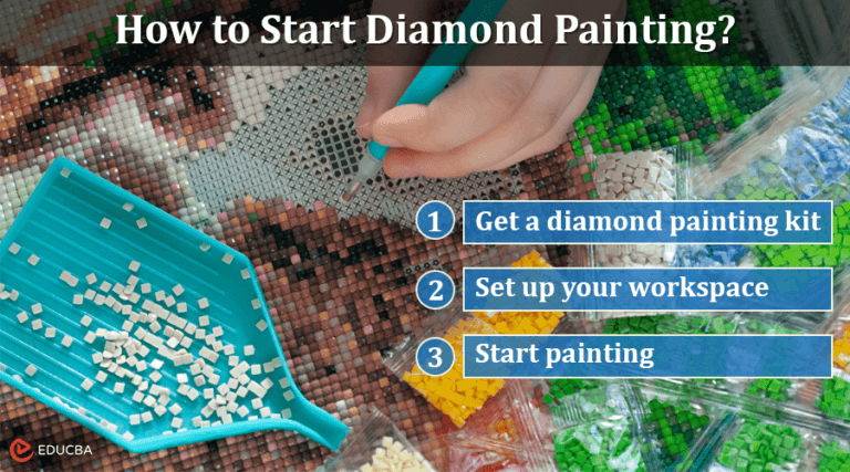 How to Start Diamond Painting? 3 Simple Steps + Tips | EDUCBA