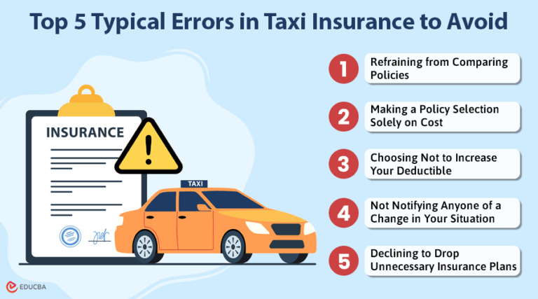 Top 5 Typical Errors in Taxi Insurance And How To Avoid Them!