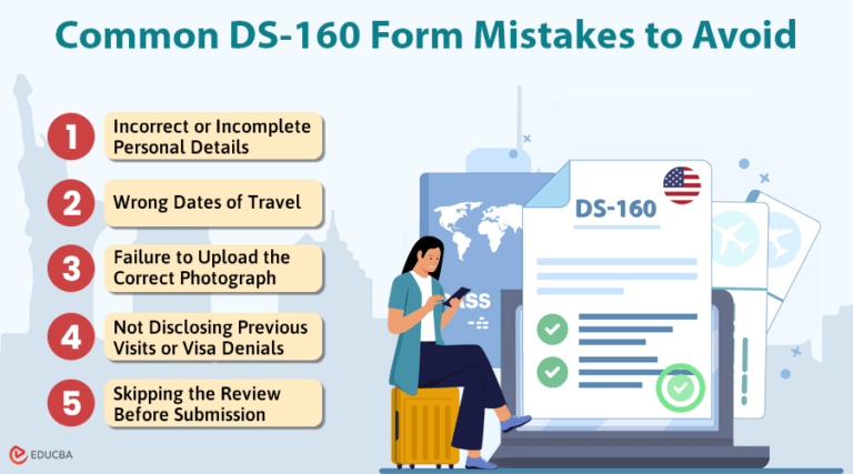 5 Common DS-160 Form Mistakes to Avoid for Your U.S. Visa
