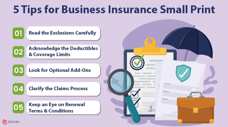 5 Interesting Tips for Business Insurance Small Print | EDUCBA