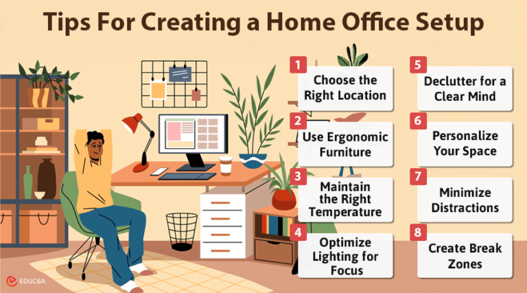 8 Tips for Creating a Home Office That Fuels Success