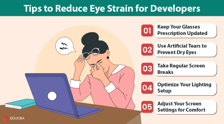 5 Essential Tips to Reduce Eye Strain for Developers | EDUCBA