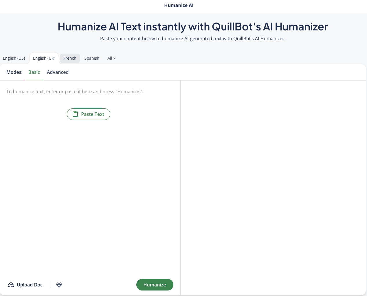 QuillBot AI Humanizer | Make AI Writing Natural & Engaging